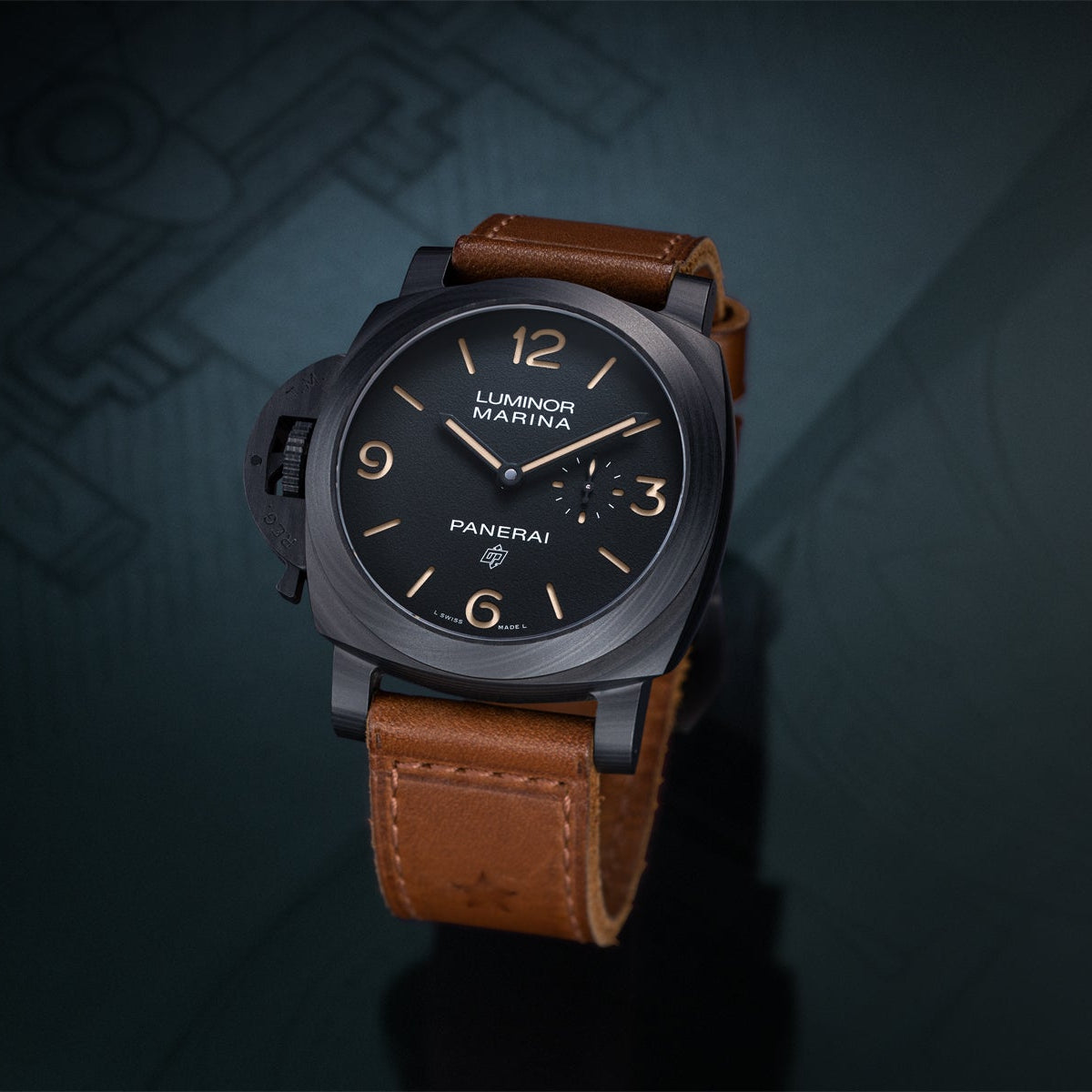 Panerai x Revolution Luminor Marina Carbotech "Destro" PAM01708 ...